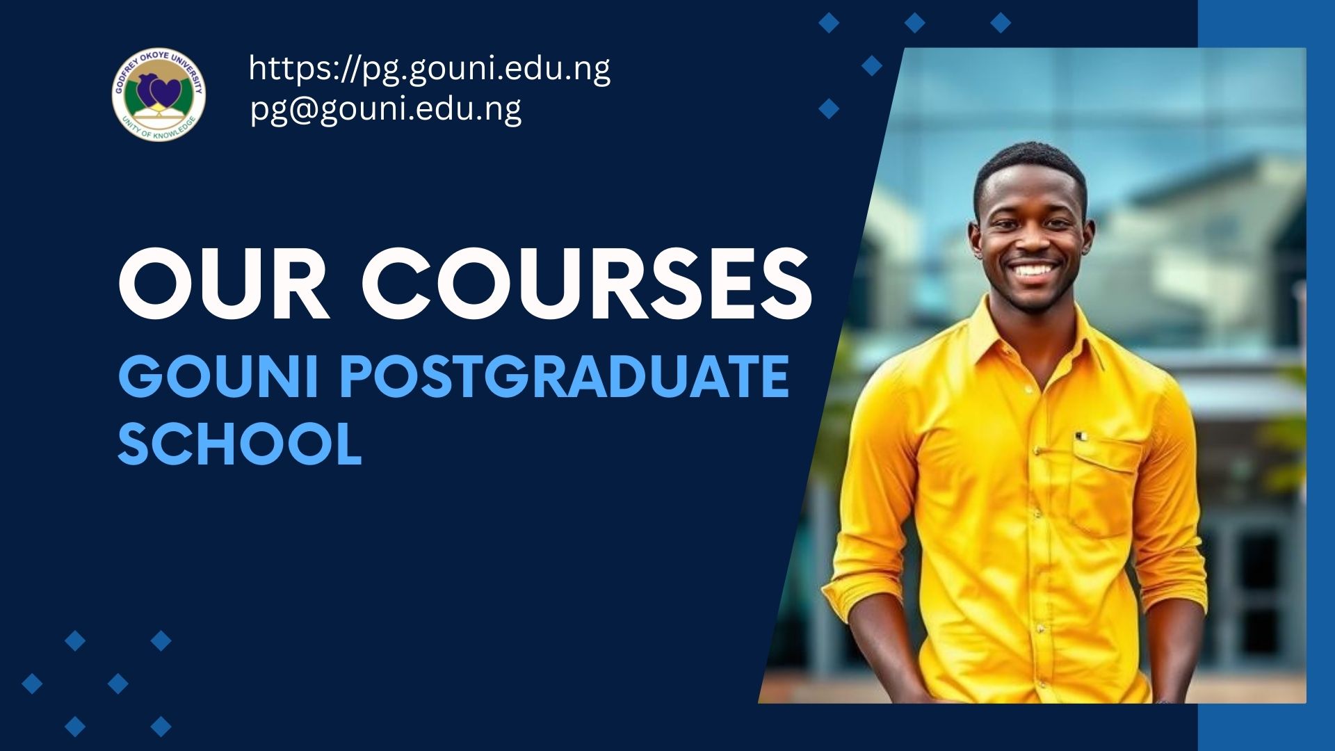 Our Courses GO University Postgraduate School GO Uni Postgrad
